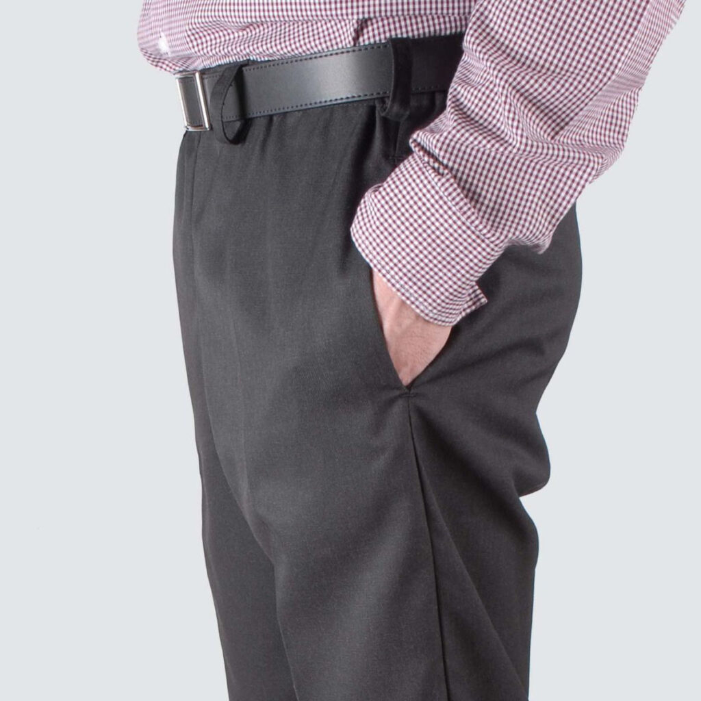 Men’s Formal Trousers with Elasticated Waist – Adaptawear