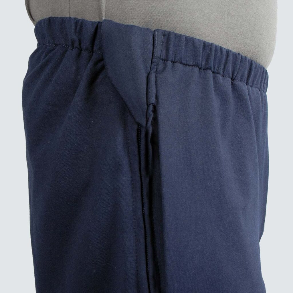 Men’s Tracksuit Bottoms with full side zips – Adaptawear