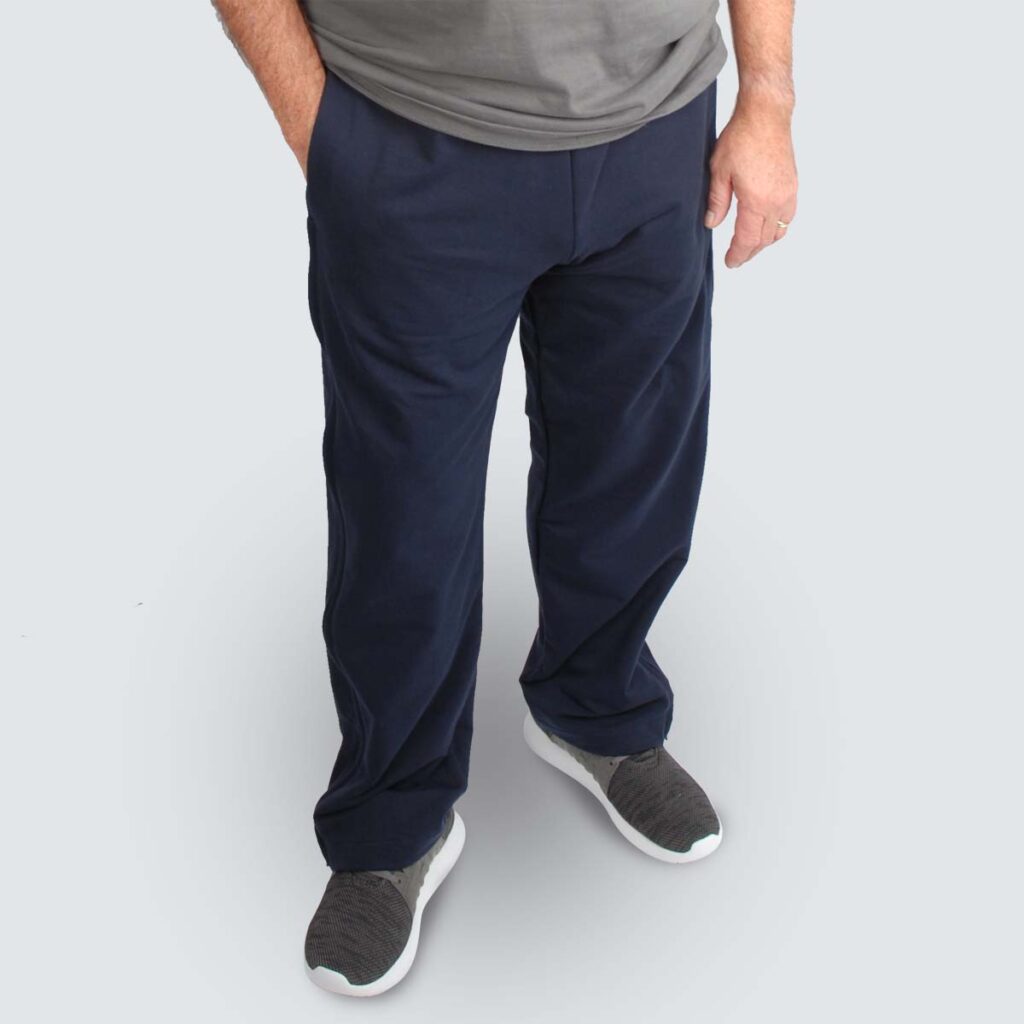 Men’s Tracksuit Bottoms with full side zips – Adaptawear